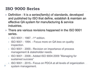 ISO INTERNATIONAL ORGANIZATION FOR STANDARDIZATION | PPTX