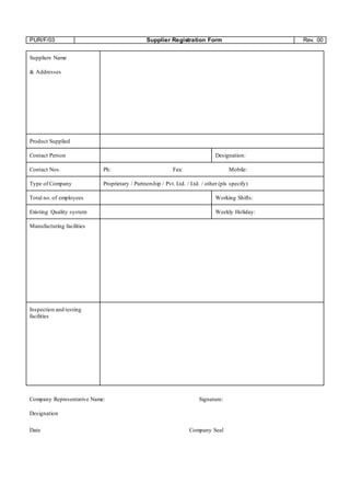 Quality Management System | DOC