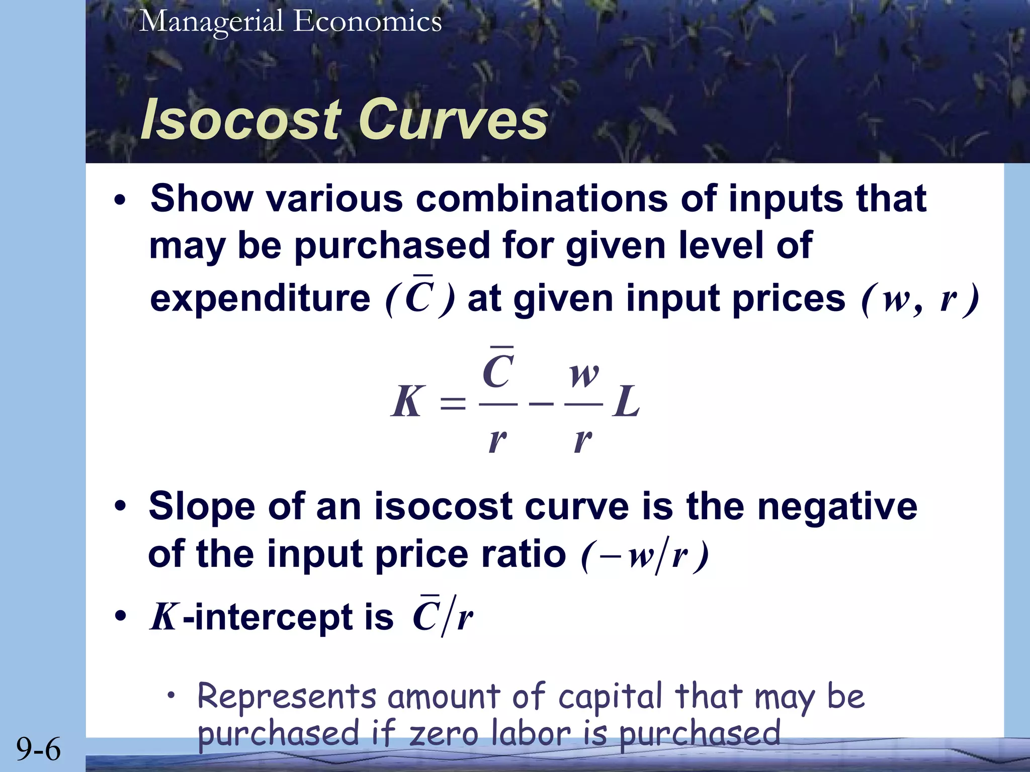 Iso quant managerial economics | PPT