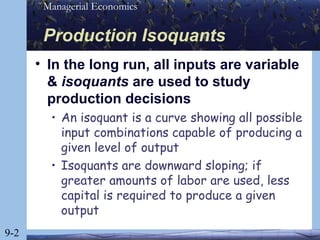 Iso quant managerial economics | PPT