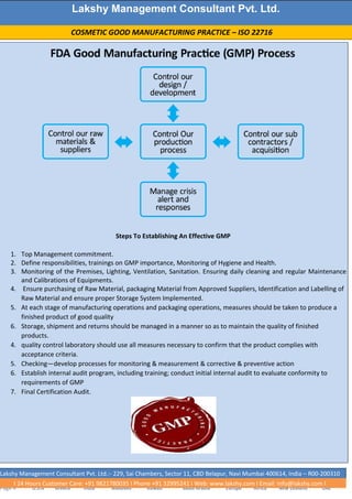 Iso 22716 gmp white paper | PDF