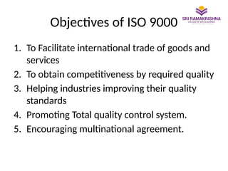 ISO.pptxGlobal Standardization: Develops internationally recognized ...