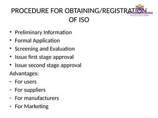 ISO.pptxGlobal Standardization: Develops internationally recognized ...