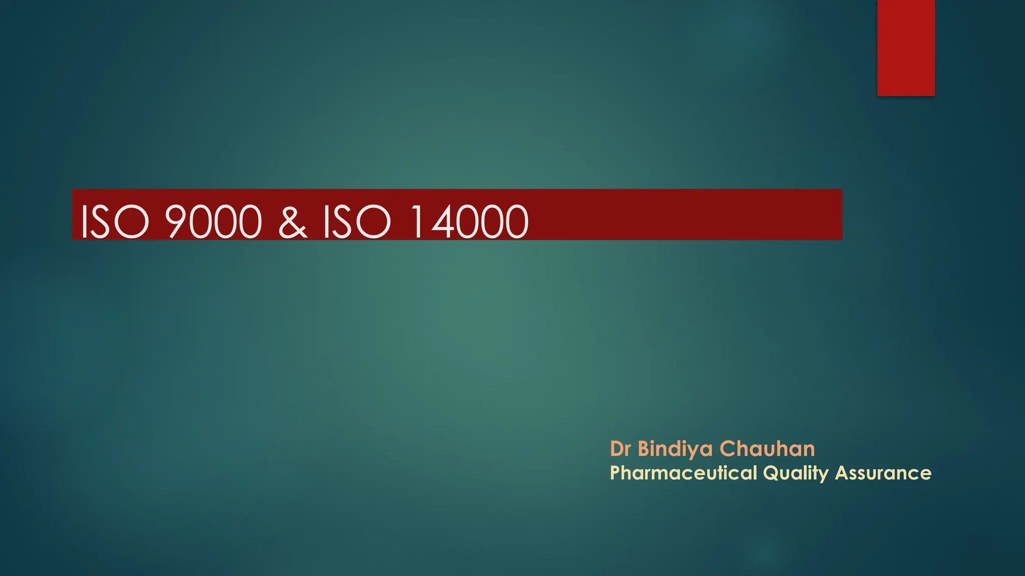 ISO 9000 & ISO14000: Overview, Benefits, Elements, steps for ...