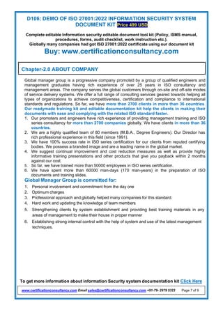 ISO 27001 2022 ISMS Documents-Manual, Checklist, Procedures | PDF