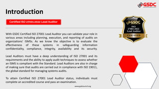 ISO 27001 Lead Auditor: Why This Certification Is in Demand | PPT