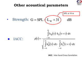 Iso 3382 standards for acoustic measurements | PPTX