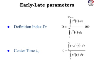 Iso 3382 standards for acoustic measurements | PPTX