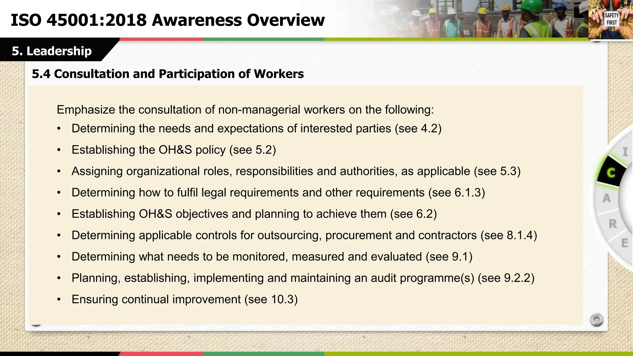 -occupational health and safety management system standard ...