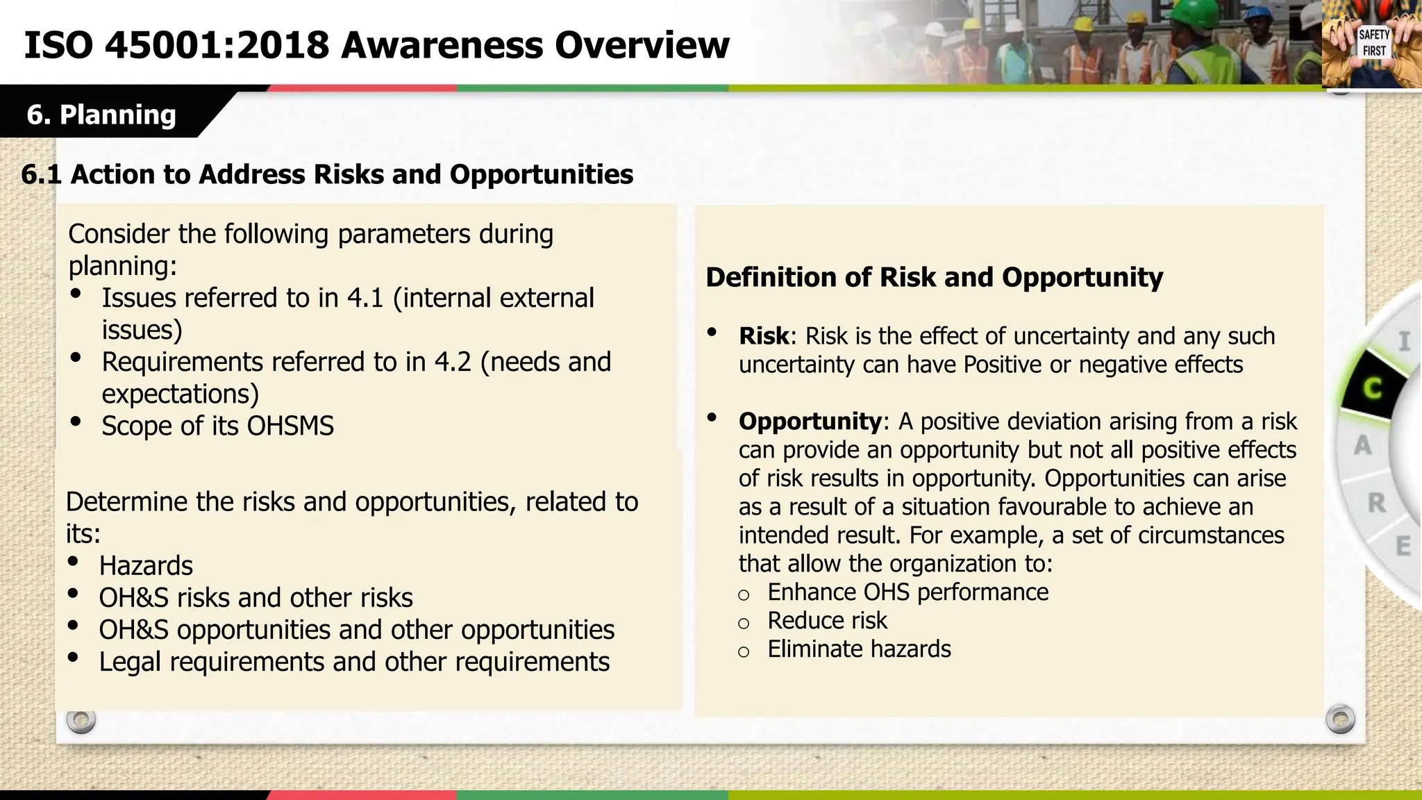 -occupational health and safety management system standard ...