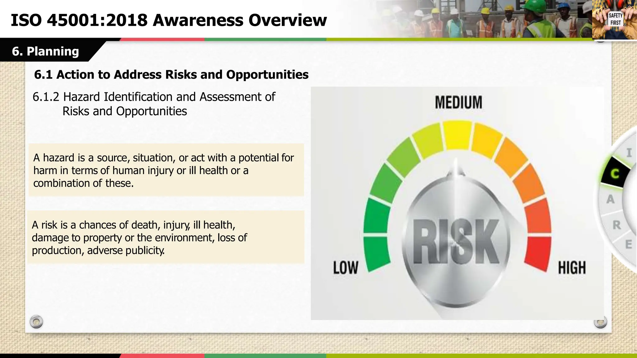 -occupational health and safety management system standard ...