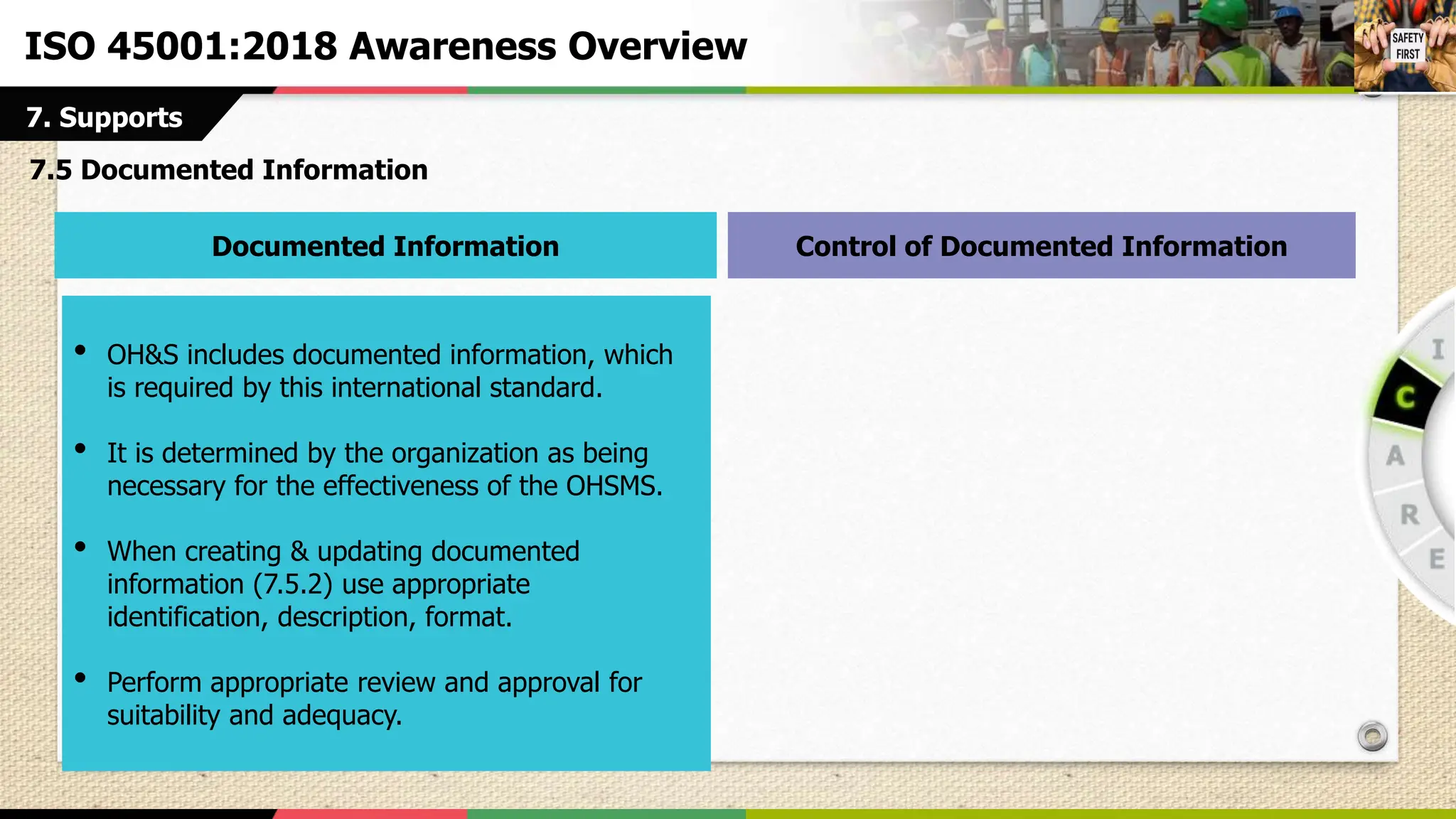 -occupational health and safety management system standard ...