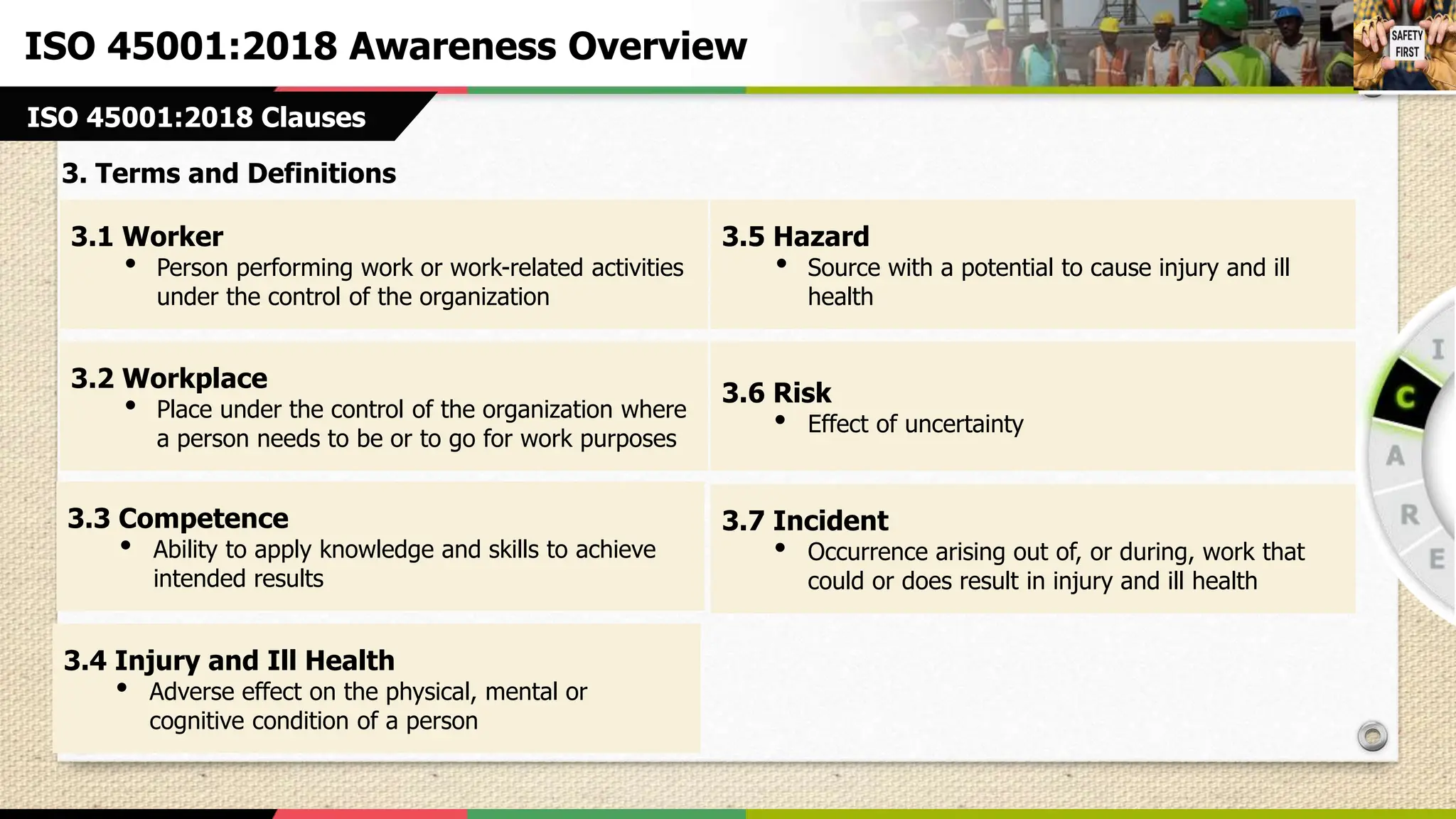 -occupational health and safety management system standard ...