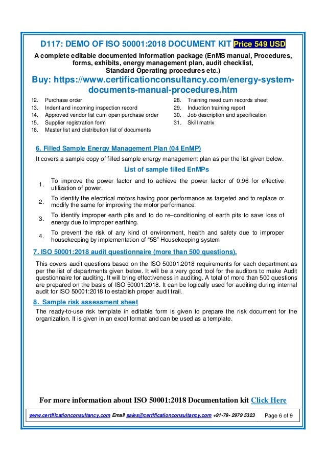 ISO 50001:2018 Certification Consultancy for Energy Management System