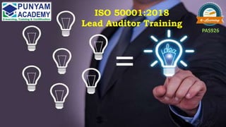 An Overview on ISO 50001 Lead Auditor Training - Online Course | PDF ...