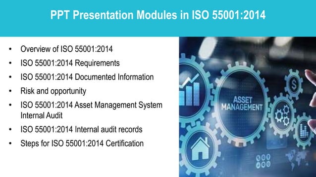 ISO 55001 Awareness and Auditor Training PPT Kit | PPTX
