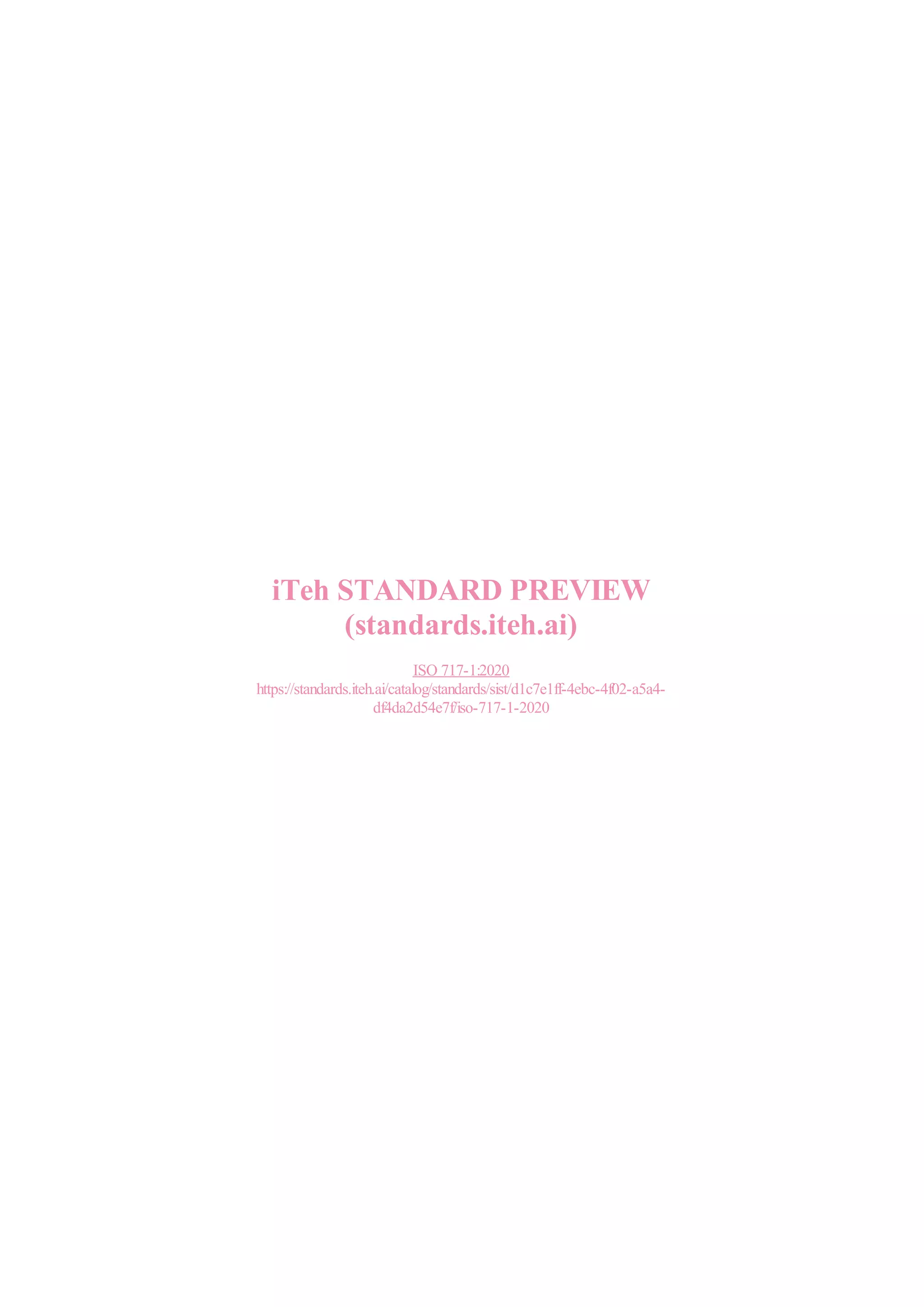 Iso 717-1-2020 | PDF