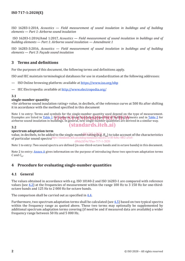 Iso 717-1-2020 | PDF