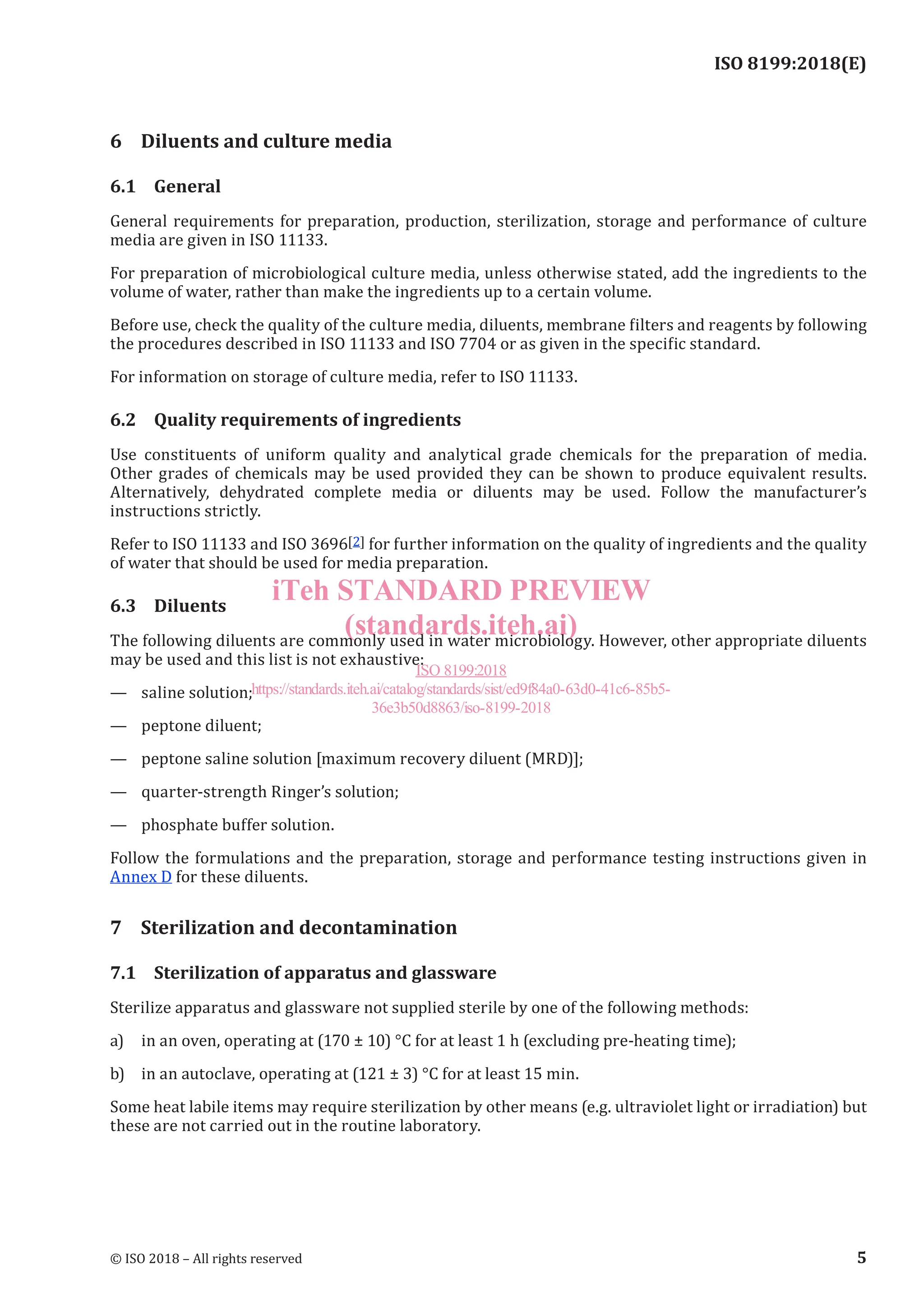 This is the standard of ISO 8199-2018 ISO | PDF