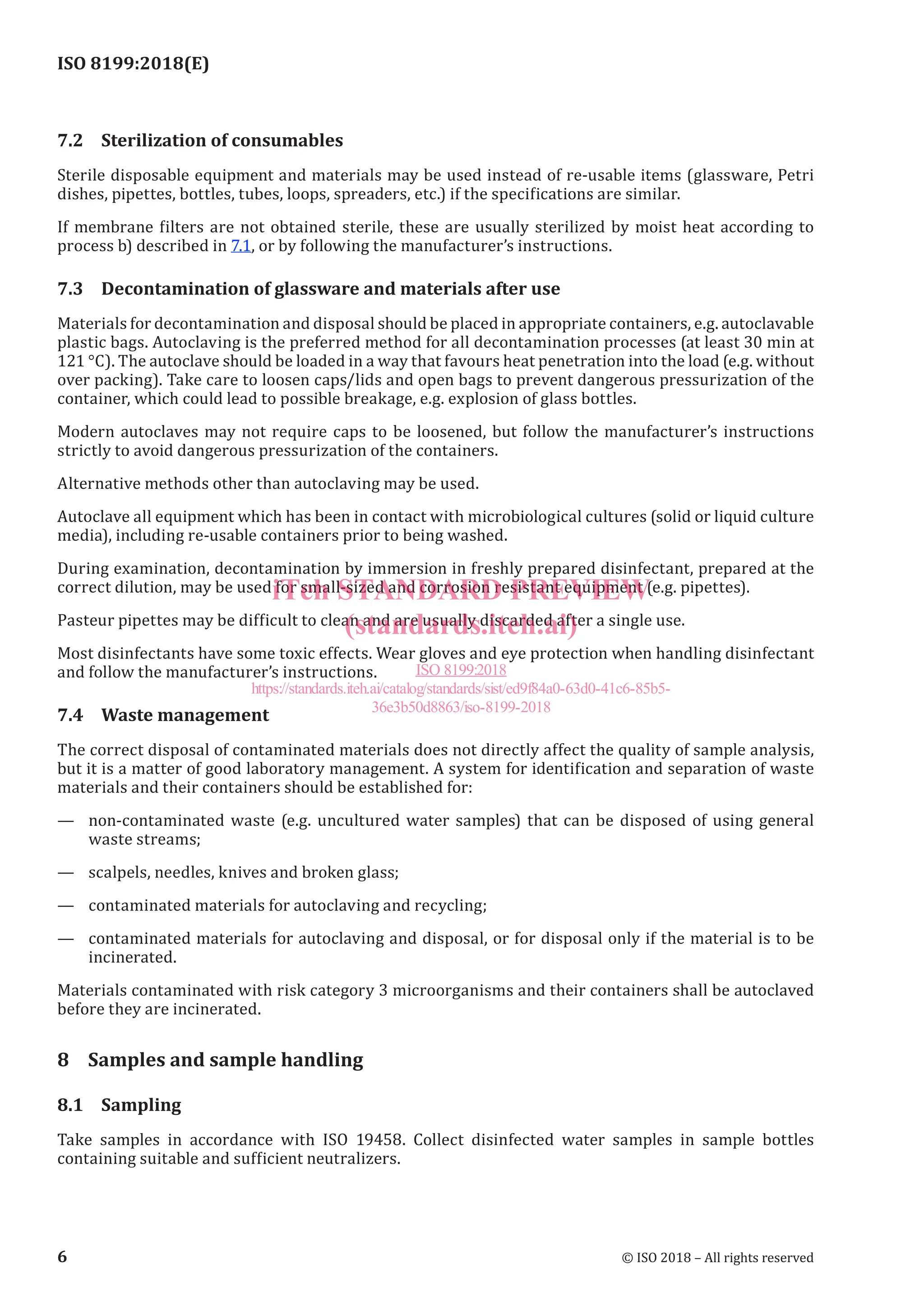 This is the standard of ISO 8199-2018 ISO | PDF