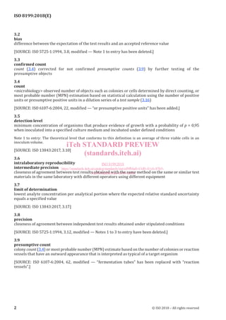 This is the standard of ISO 8199-2018 ISO | PDF