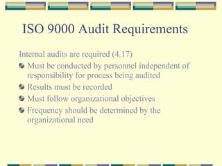 Iso 9000 2000 Audits | PPT