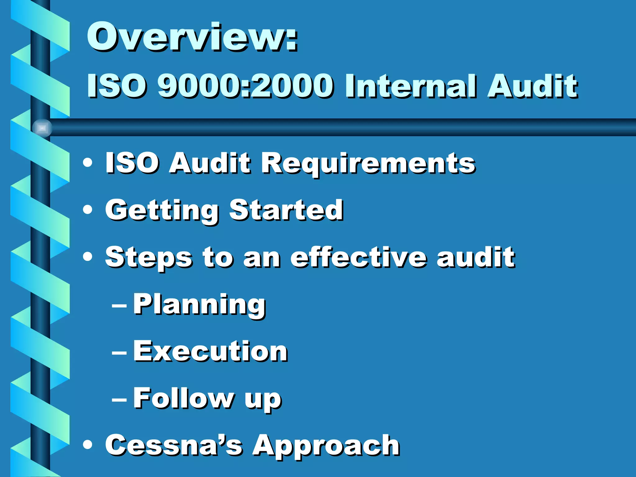 Iso 9000 2000 Internal Audits | PPT