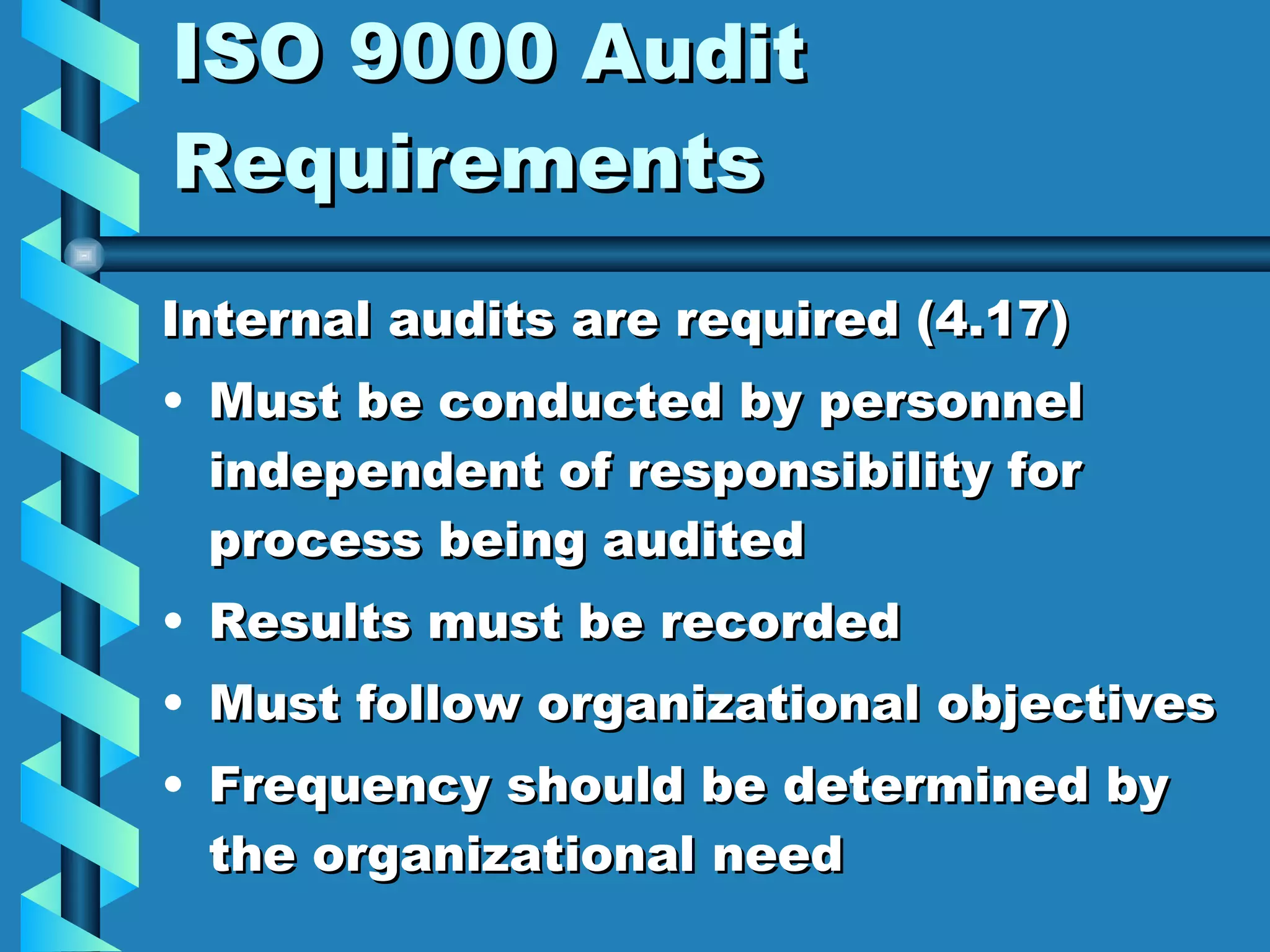 Iso 9000 2000 Internal Audits | PPT