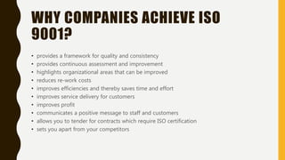 An Introduction of ISO 9001 | PPTX