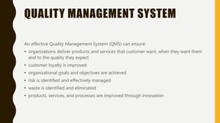 An Introduction of ISO 9001 | PPTX