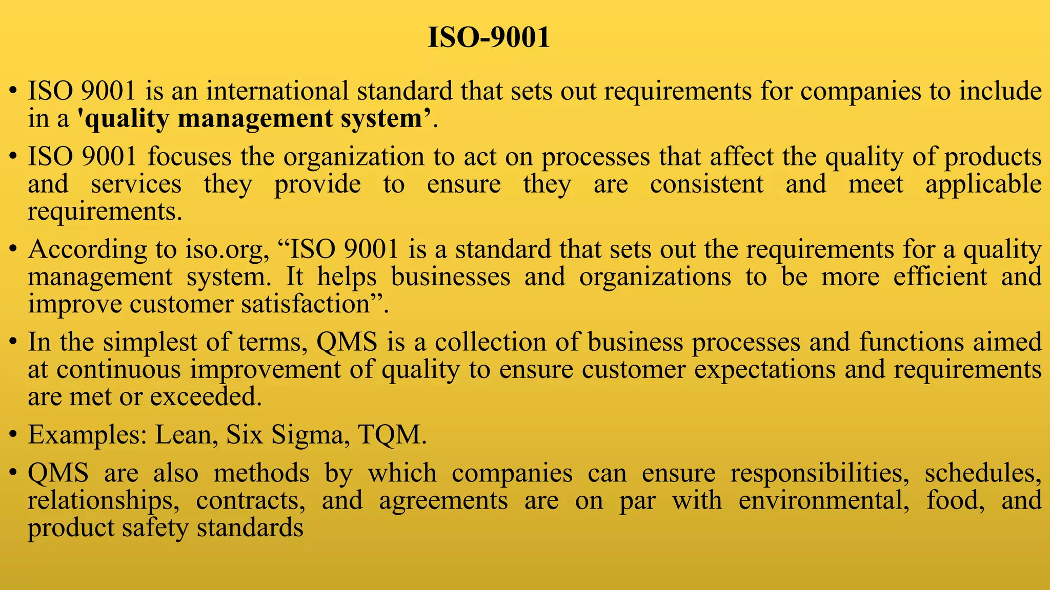 ISO- 9001 | PPTX
