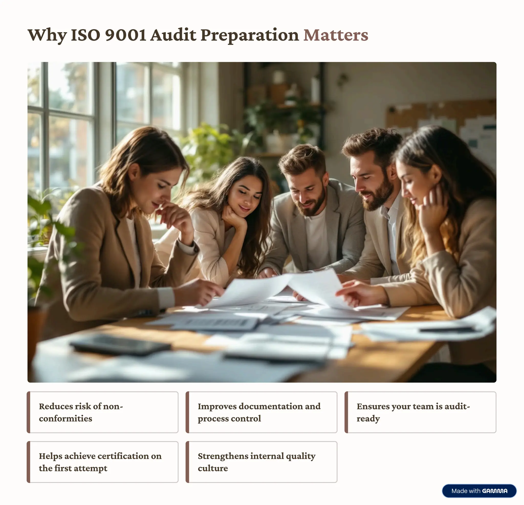 ISO 9001 Audit Preparation - Connect 4 Compliance | PDF
