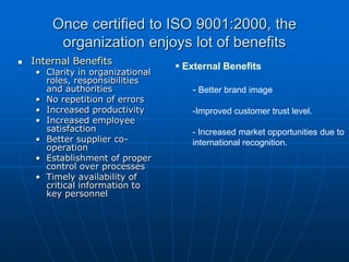 ISO 9001:2008 (shared using http://VisualBee.com). | PPTX