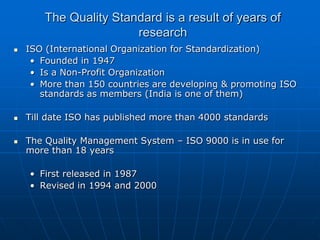 ISO 9001:2008 (shared using http://VisualBee.com). | PPTX