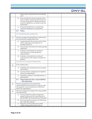 Iso 90012015 checklist-tcm14-57745 | PDF