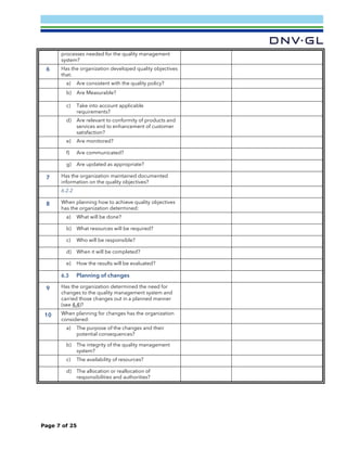 Iso 90012015 checklist-tcm14-57745 | PDF