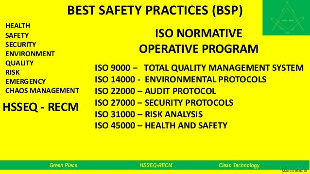 ISO - BEST SAFETY PRACTICES.ppsx