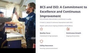 ISO Certification: Elevating BCS Standards | PPTX