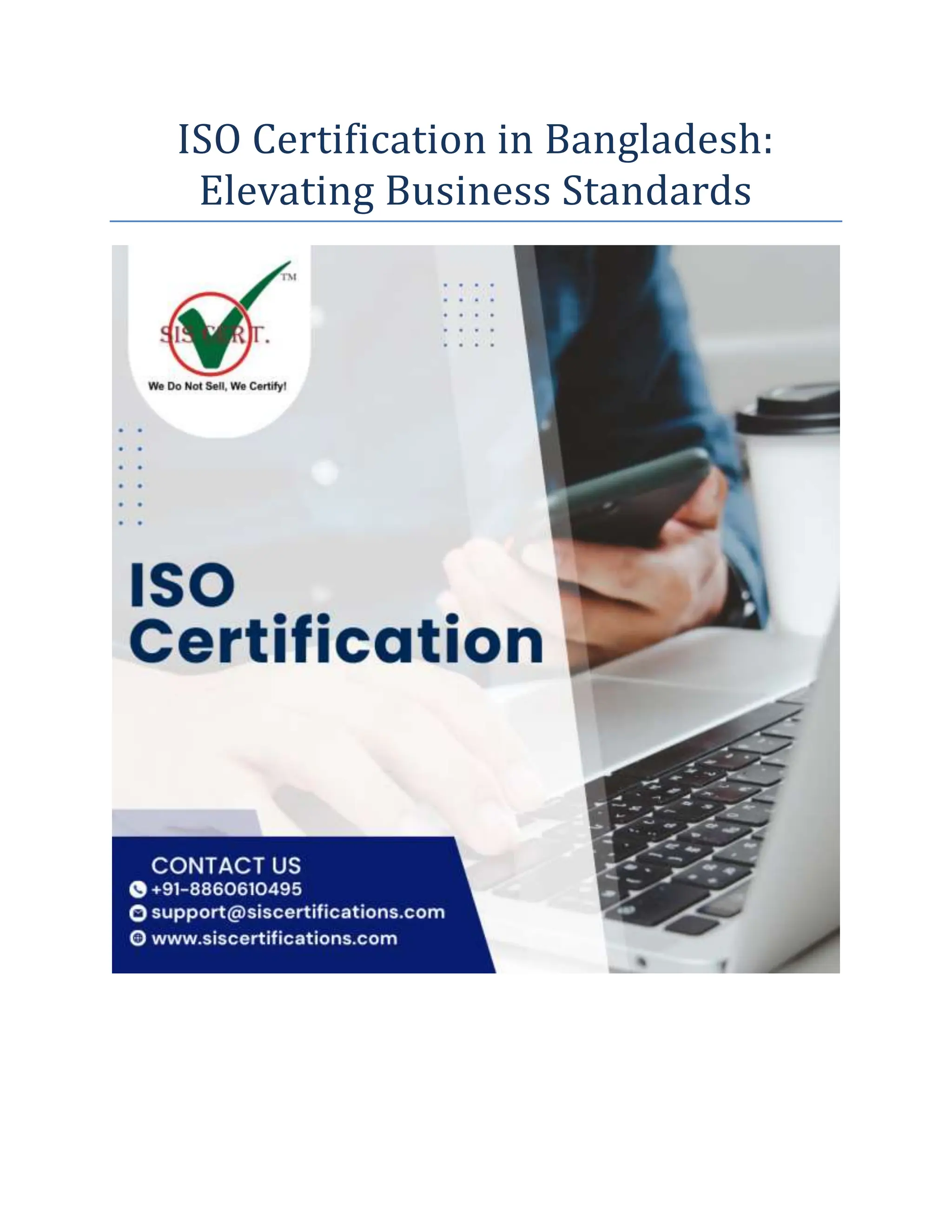ISO Certification in Bangladesh: Elevating Business Standards | PDF
