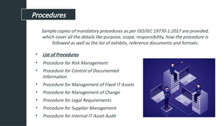 ISO-IEC-19770-1-2017 Documentation and Awareness Training Kit | PPTX