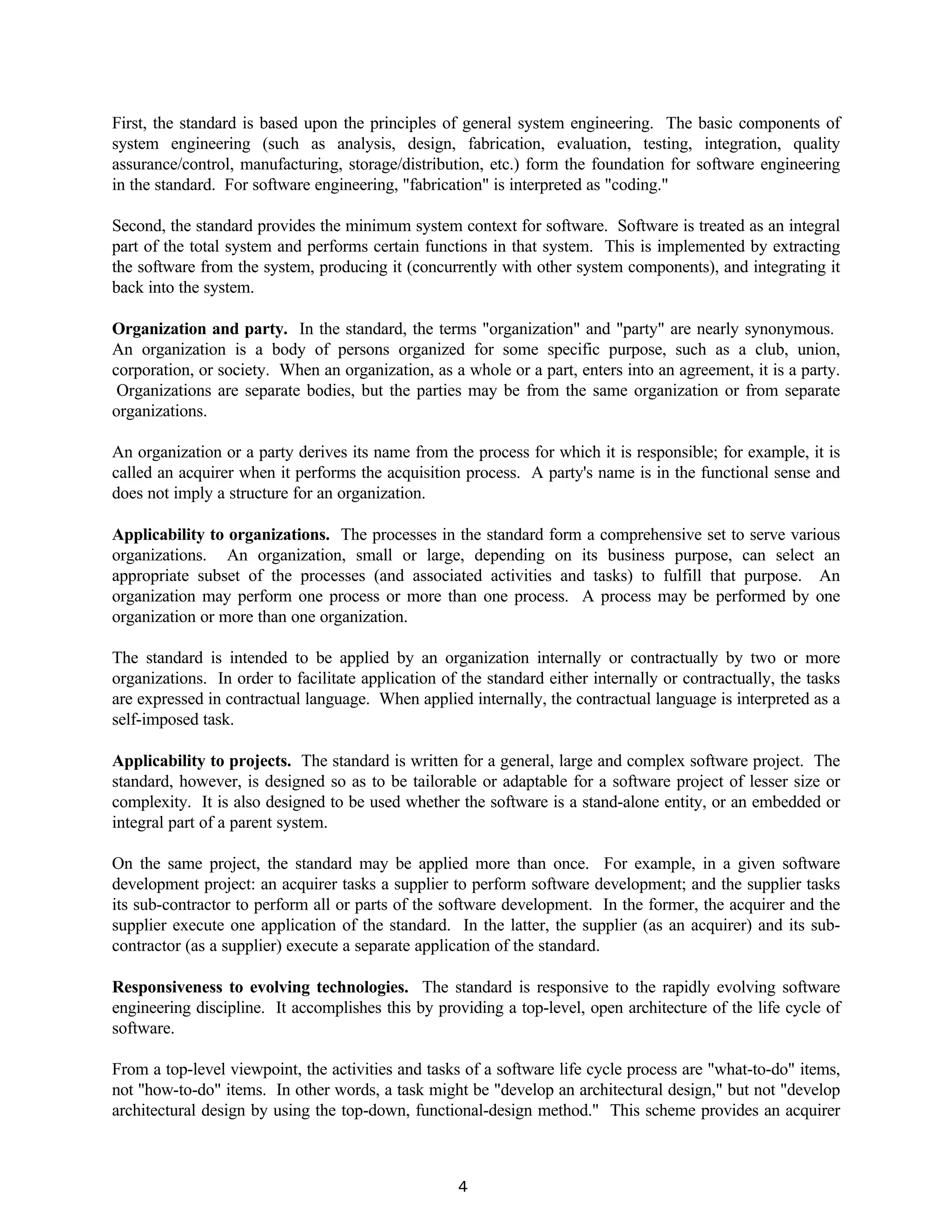 Iso iec 12207 software life cycle processes | PDF