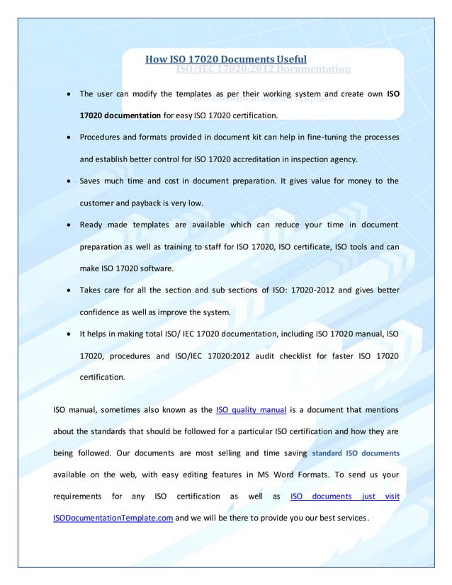 Iso iec 17020-2012 documentation | PDF