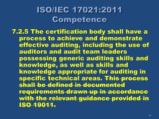 iso-iec_17021-2011_competence on ISO 17021 | PPT