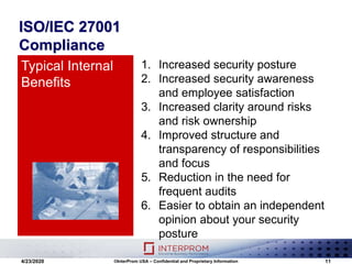 Iso iec 27001 foundation training course by interprom | PPTX