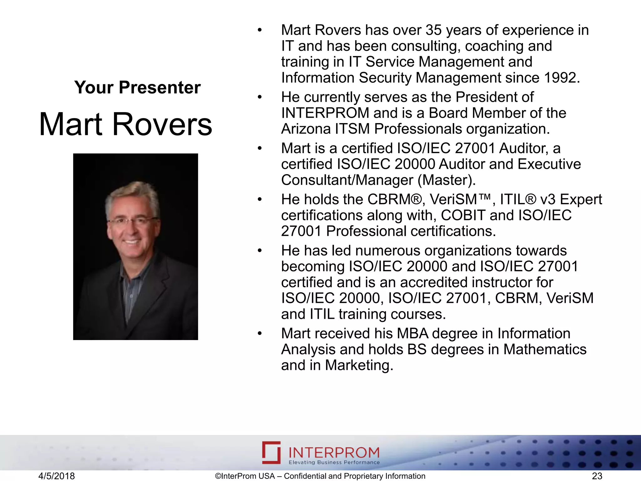 Iso iec 27032 foundation - cybersecurity training course | PPT