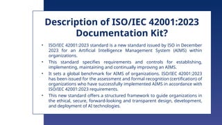 ISO IEC 42001 2023 Documentation Kit by Certification Consultancy | PPTX