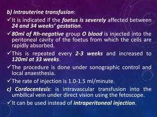 ISO IMMUNIZATION IN PREGNANCY | PPT