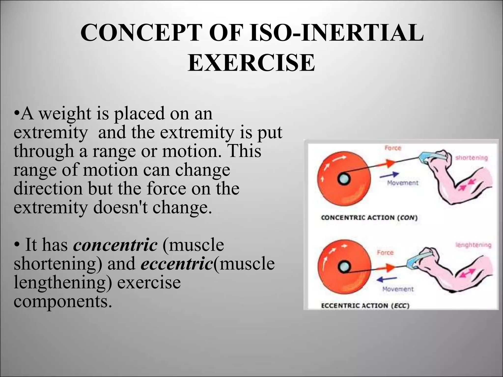 Iso inertial exercise technology | PPT
