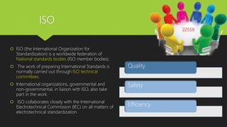 Iso international organization for standardization | PPT