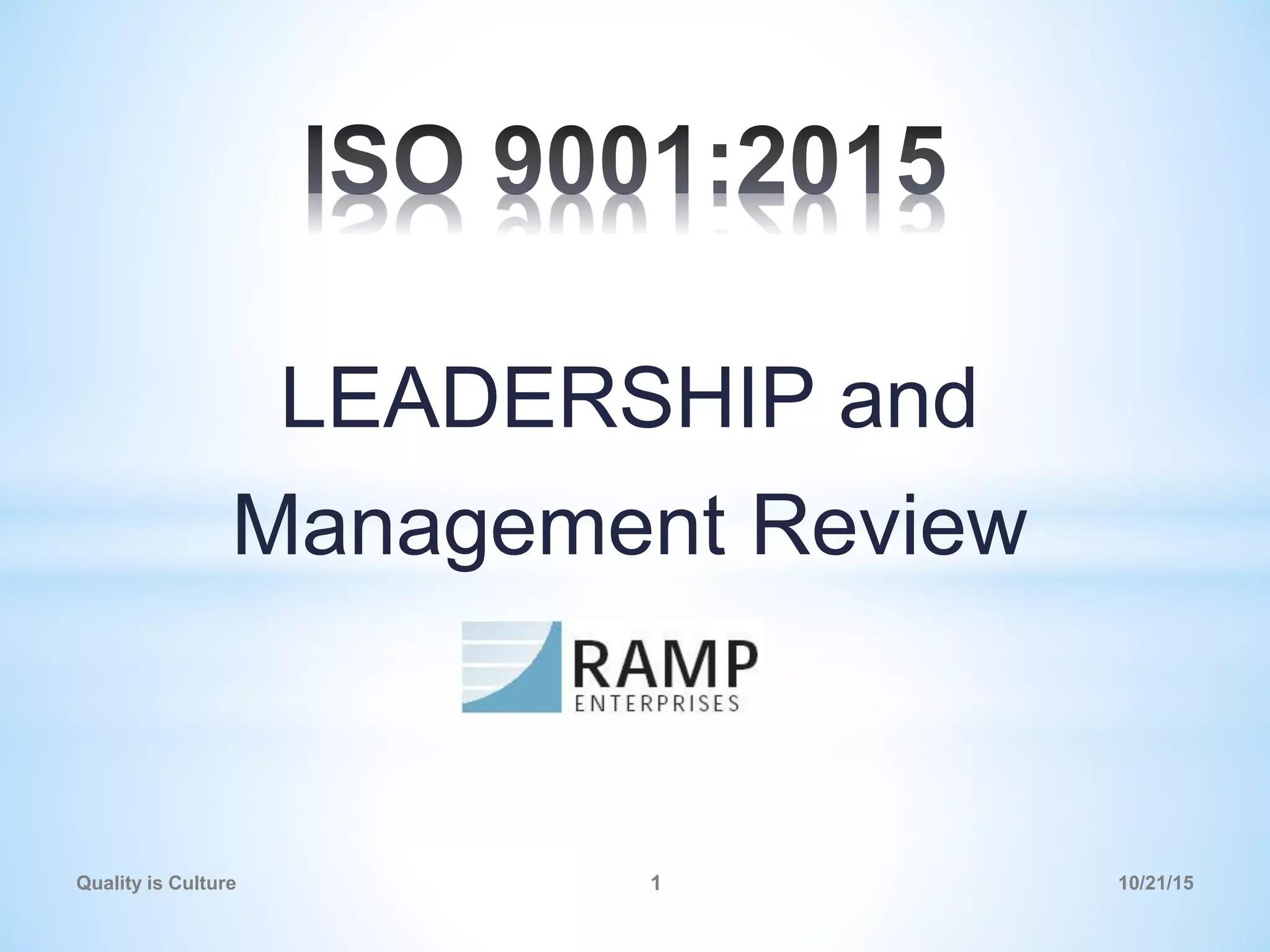 ISO - Leadership | PDF